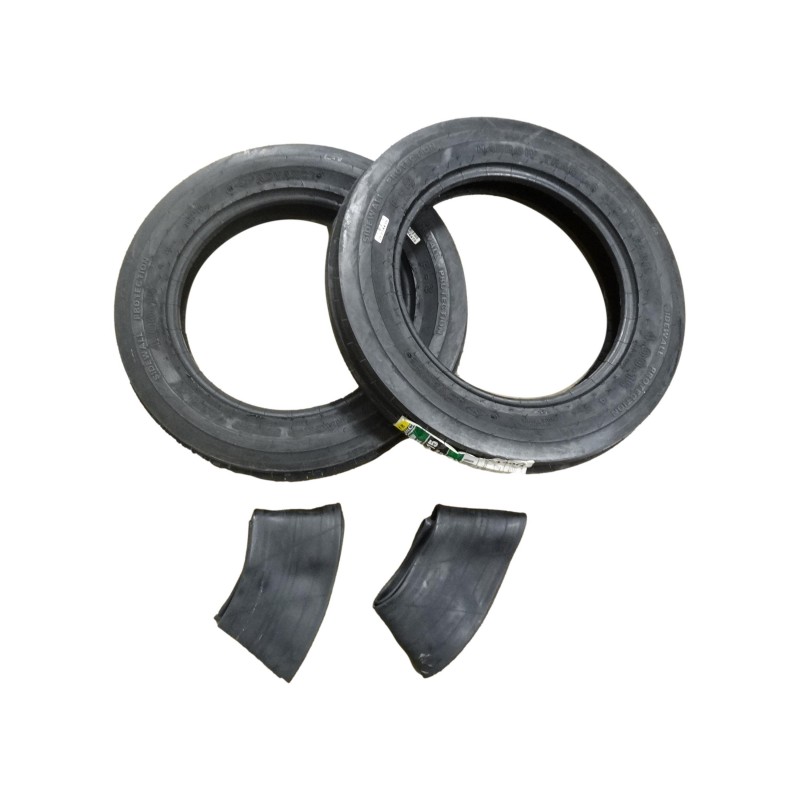 TWO 4.00-15 ATF 3340 F-2 Tri-Rib Front Tractor Tires WITH tubes