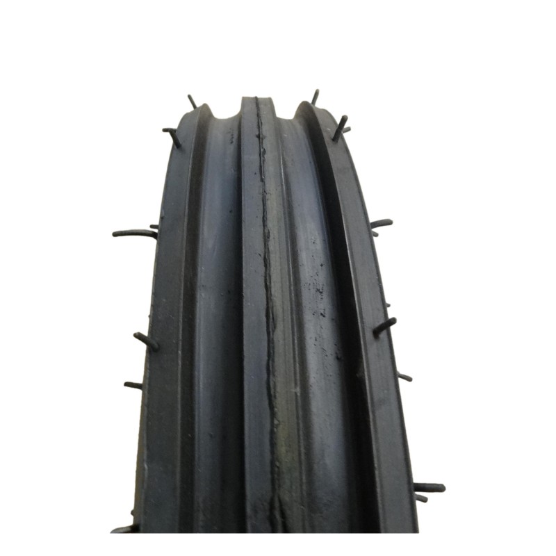 TWO 4.00-12 ATF Farm King Tri-Rib Front Tractor Tires 4 ply WITH Tubes