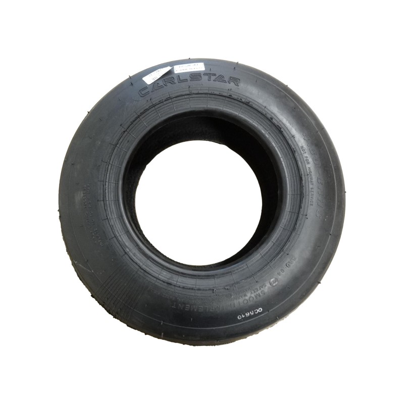 New 4.80-8 Carlstar (Carlisle) Smooth Slick Tread Tire 4 ply TL 4.80/4.00-8
