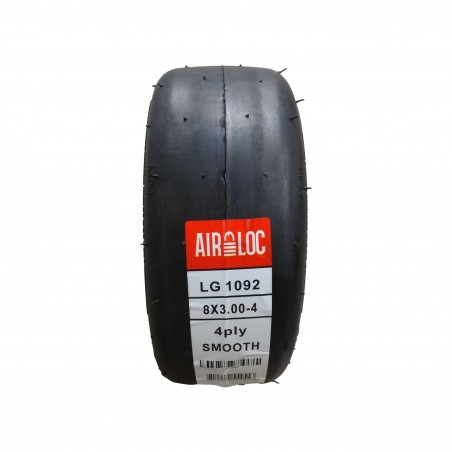 New 8X3.00-4 (75/70-4) Air-Loc Smooth Slick Tire 4ply Tubeless