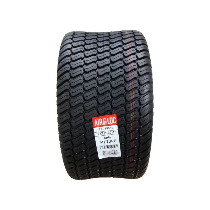 TWO New 22X11.00-10 Air-Loc P332 Turf Tires 6 ply TL