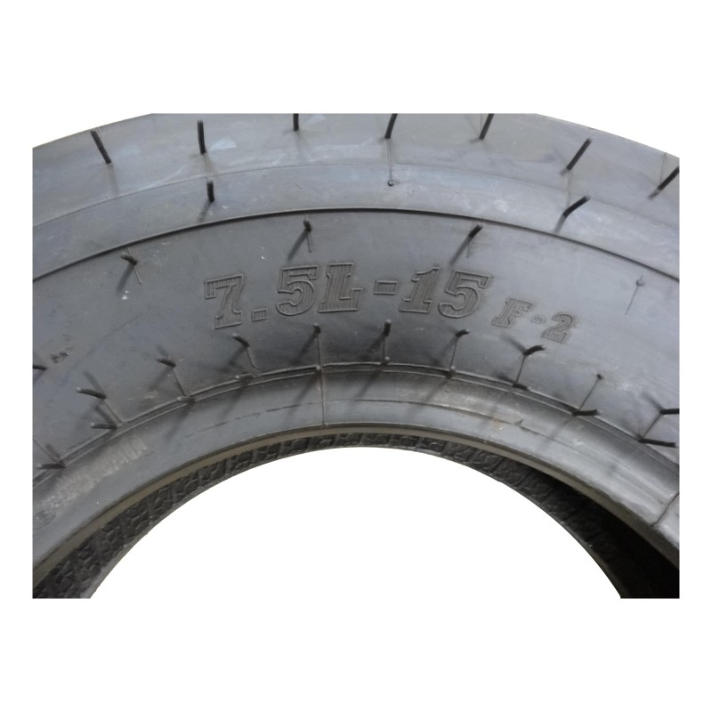 New 7.5L-15 ATF 3340 F-2 Tri-Rib Front Tractor Tire 6 ply WITH tube 7.5L15
