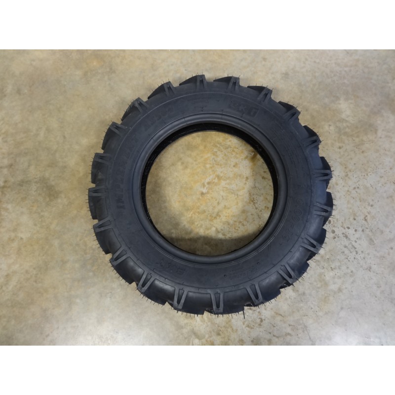 TWO New 6.00-16 BKT AS-504 Tractor Lug Tires 6 ply WITH Tubes