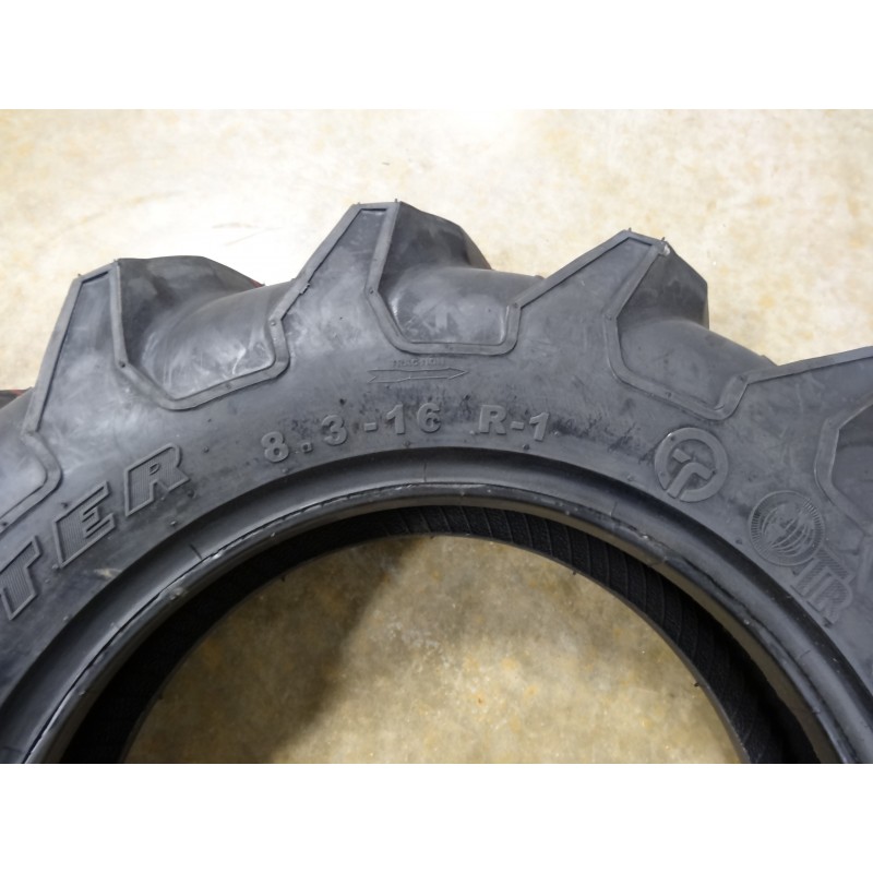 New 8.3-16 OTR Traction Master Tractor Tire R-1 6 ply Tubeless