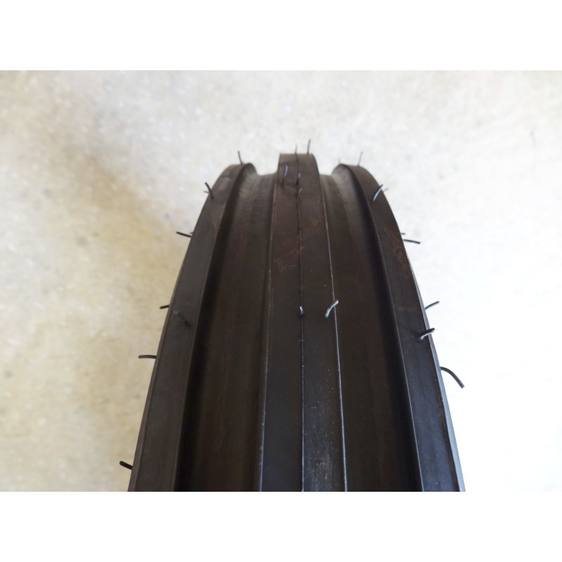 TWO 4.00-15 Carlise Tri-Rib Front Tractor Tires 4 ply USA Made WITH Tubes