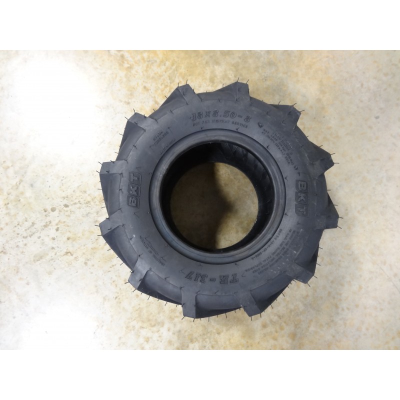 TWO New 18X8.50-8 BKT TR317 R-1 Bar Lug Tires 4 ply TL