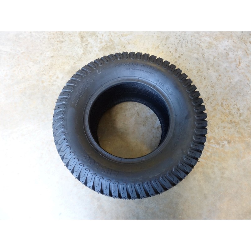 TWO New 20X8.00-10 Air-Loc P332 Turf Tires 4 ply TL