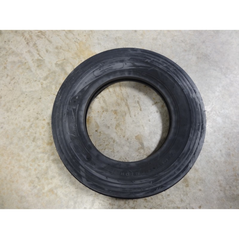 TWO 4.00-12 Deestone D401 Tri-Rib Front Tractor Tires 4 ply WITH Tubes