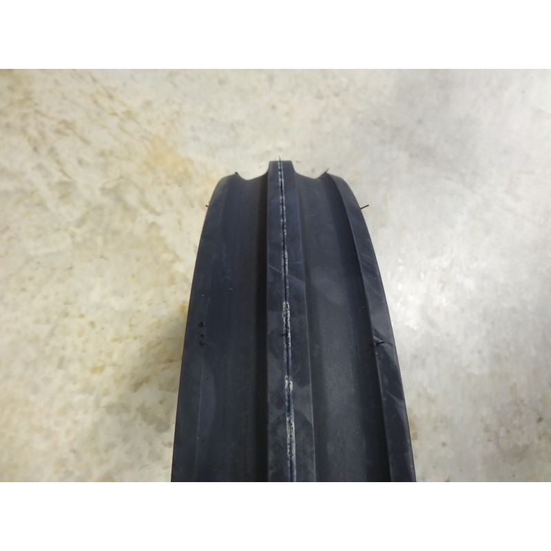 TWO 4.00-12 Deestone D401 Tri-Rib Front Tractor Tires 4 ply WITH Tubes
