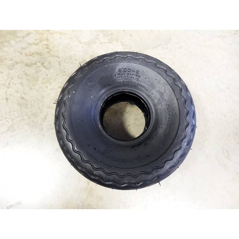 New 8.00-6 Carlisle Turf Glide Tire 4 ply TT WITH Tube