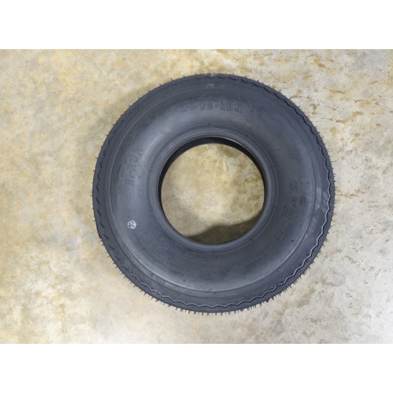 TWO New 5.70-8 Hi-Run SU02 Trailer Tires 8 ply rated Load Range D