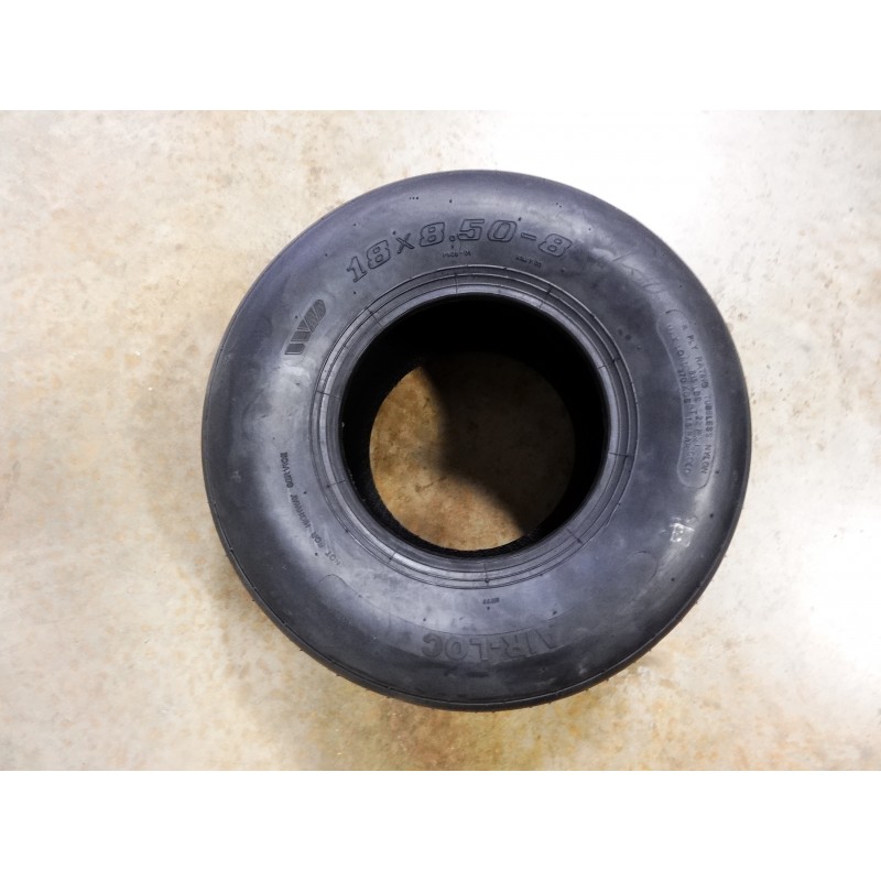 TWO New 18X8.50-8 Air-Loc Smooth Ribbed Tires 4 ply TL