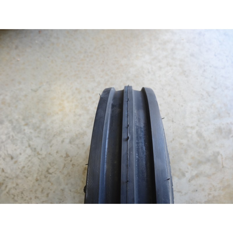 TWO New 3.50-8 Deestone D401 Tri-rib 3 Ribbed Tires 4 ply WITH Tubes