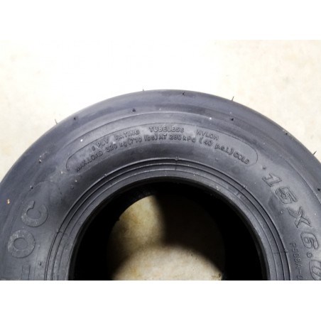 TWO New 15X6.00-6 Air-Loc P508A Smooth Ribbed Tires 6 ply TL
