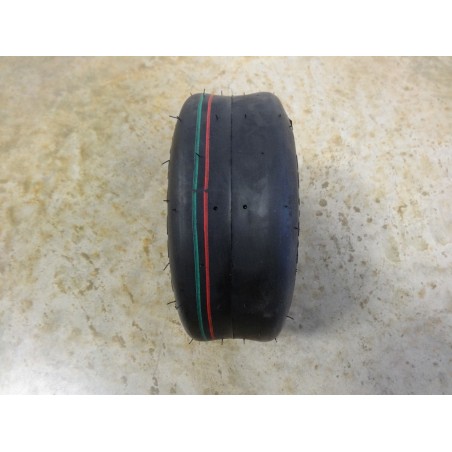 TWO New 11X4.00-5 Air-Loc P607 Smooth Slick Tires 4 ply TL