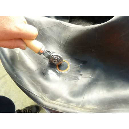 Wood Handle Patch Stitcher for Tire & Tube Repair