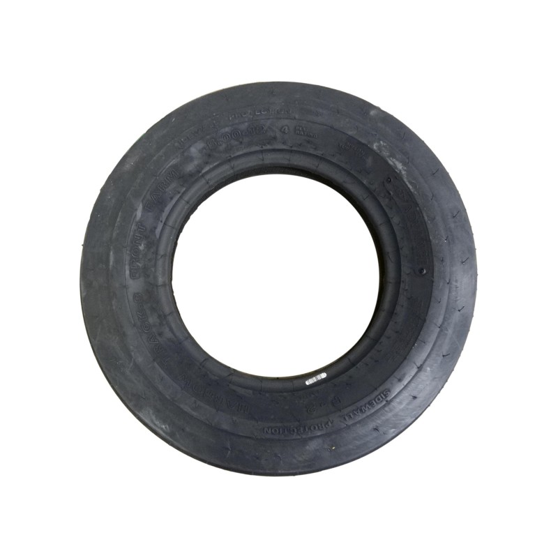 TWO 5.00-12 Advance Harrow Track Tri-Rib 3 Rib Front Tractor Tires WITH ...